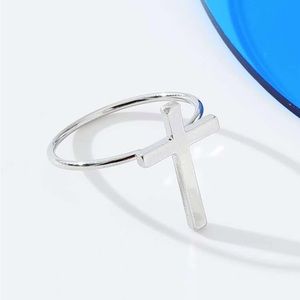 Jewelry | Silver Cross Ring | Poshmark
